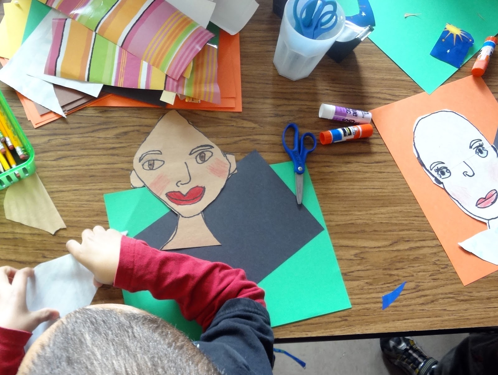 The Talking Walls: First Grade Self Portraits The Talking Walls: First Grade Self Portraits