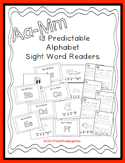 Alphabet Readers and Sight Word Practice | Time 4 Kindergarten