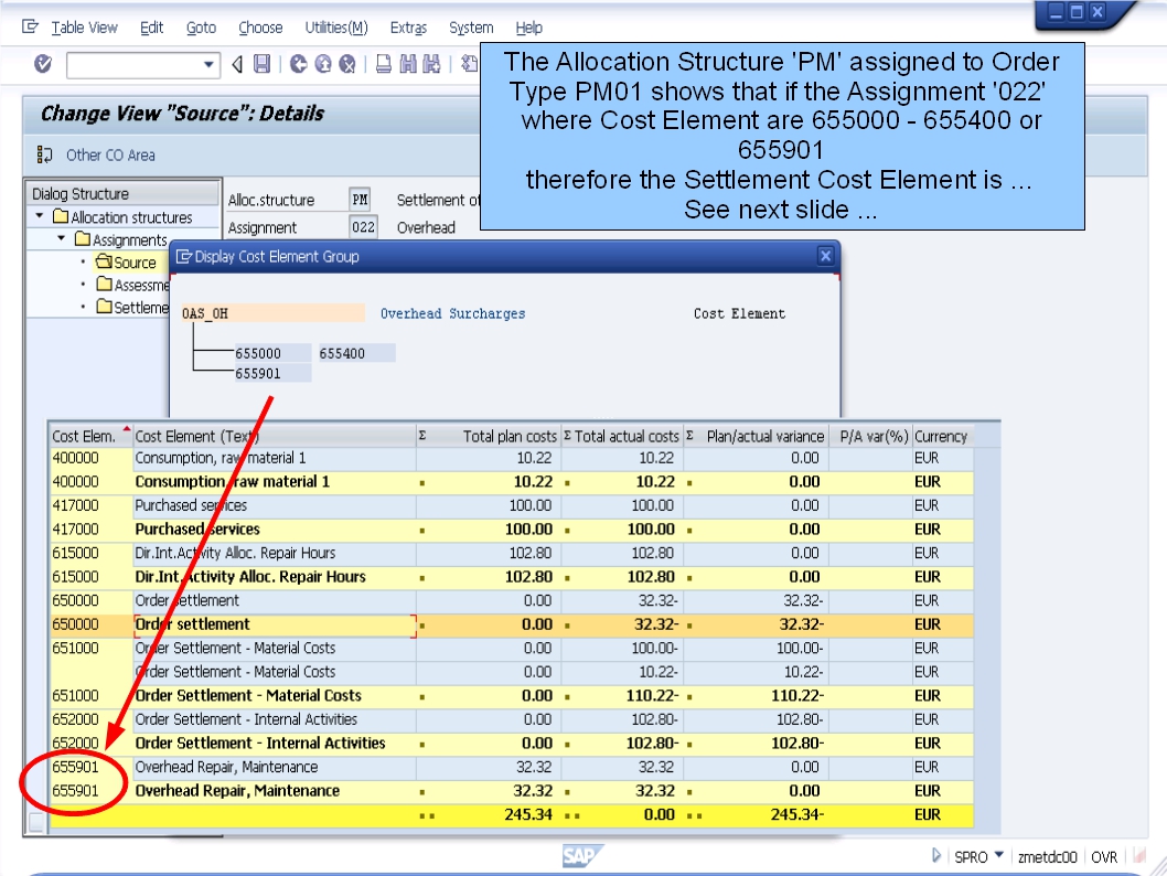 SAP Learning Examination PM Order Settlement Allocation Structure sap-learning-examination-pm-order-settlement-allocation-structure