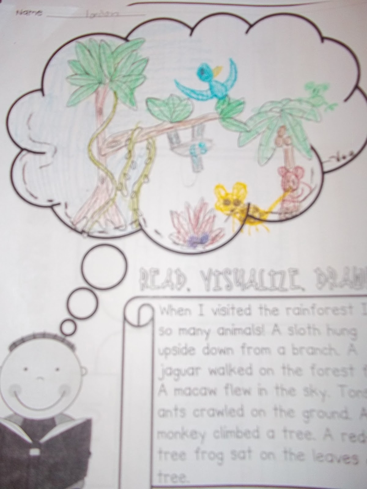 Read, Visualize, Draw: Another Fun literacy center- freebie - Sarah's ... Read, Visualize, Draw: Another Fun literacy center- freebie - Sarah's ...