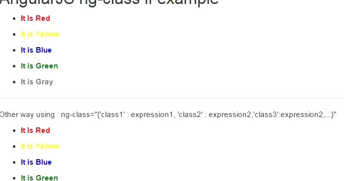 ng-class if example | AngularJS Tutorials ng-class if example | AngularJS Tutorials