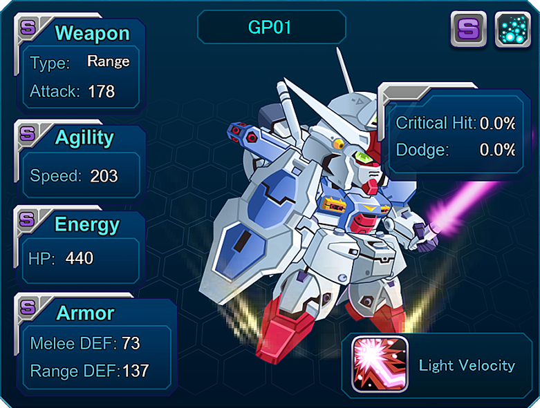 GP01 - SD Gundam Webgame