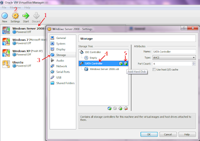 TechMight Solutions: How to Add a Hard Disk in Oracle VM VirtualBox