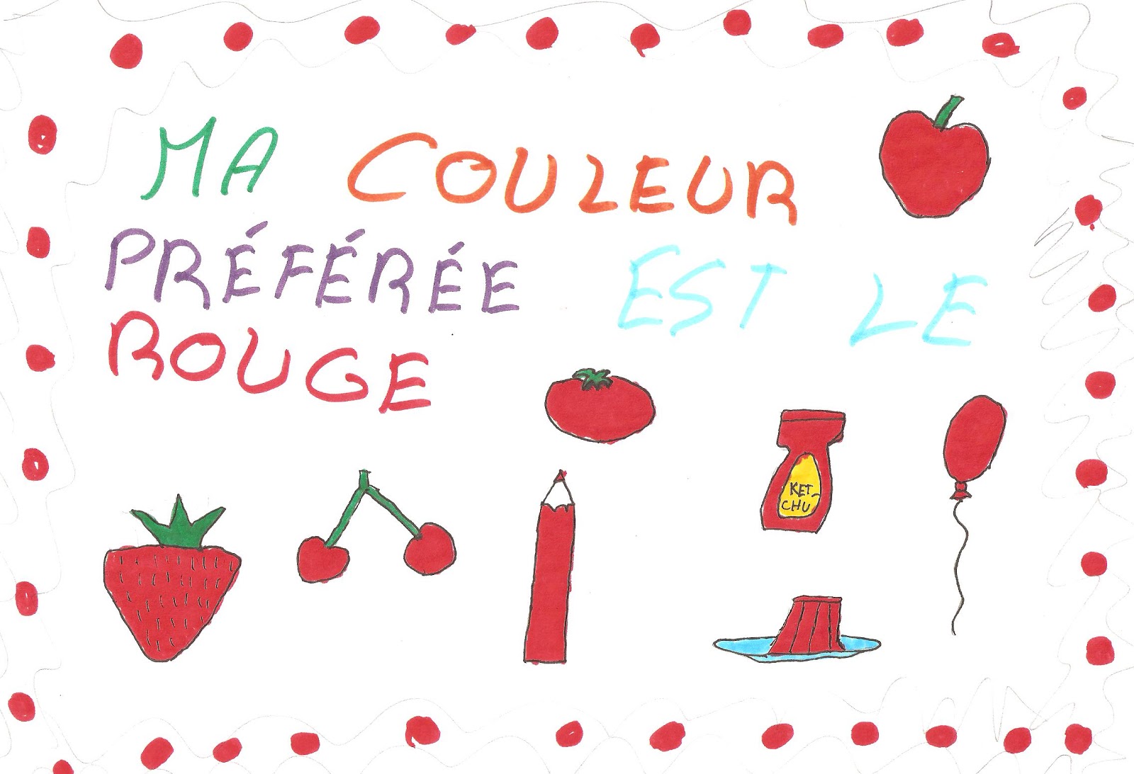 Français à l'école!: Quelle est ta couleur préférée?