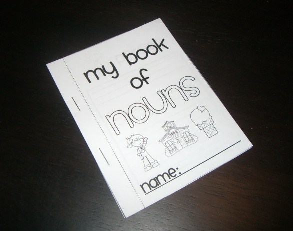 the teacher wife: all about nouns: a language arts unit