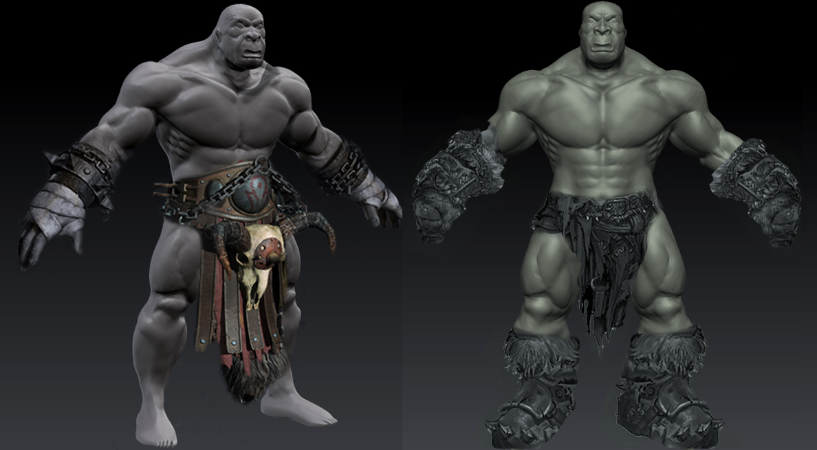 Orc Hipoly Modeling — polycount