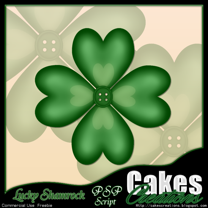 CakesCreations: Lucky Shamrock PSP Script Freebie