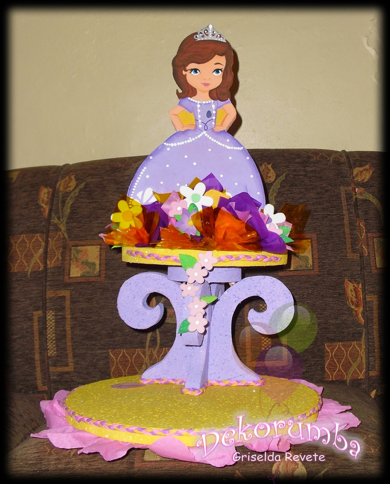 Chupetera - Princesa Sofia - Dekorumba