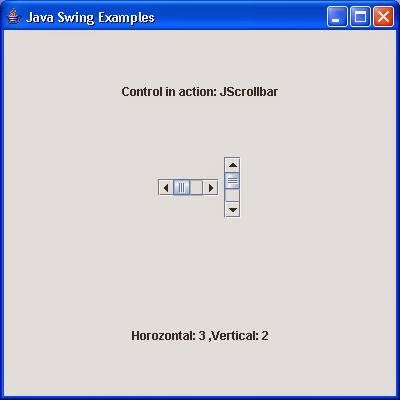 Java Swing UI JScrollBar - LuffyCode Dev.