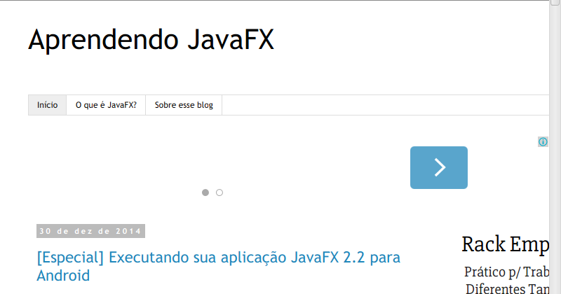 JavaFX - GUJ em forma de app desktop - Java - GUJ