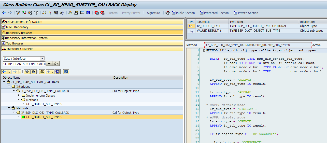 Using object and subobject in configuration determination – Acorel