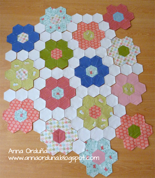 Anna Orduña - Mi Rincón de Patchwork: Hexágonos, hexágonos, hexágonos...