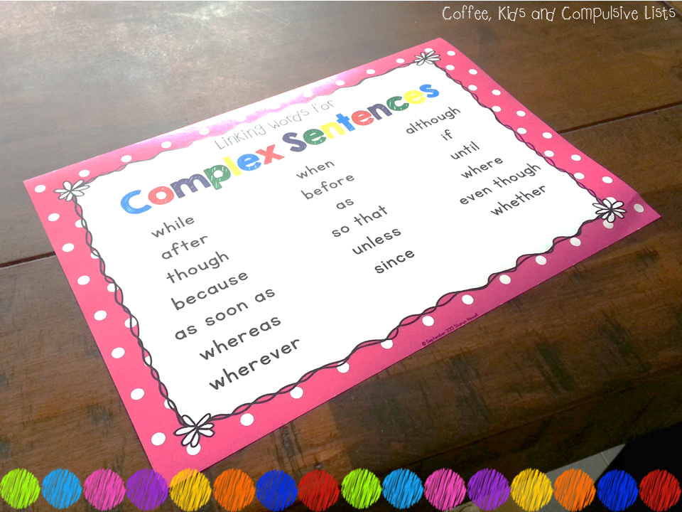 Classroom Chit Chat: Building Complex Sentences