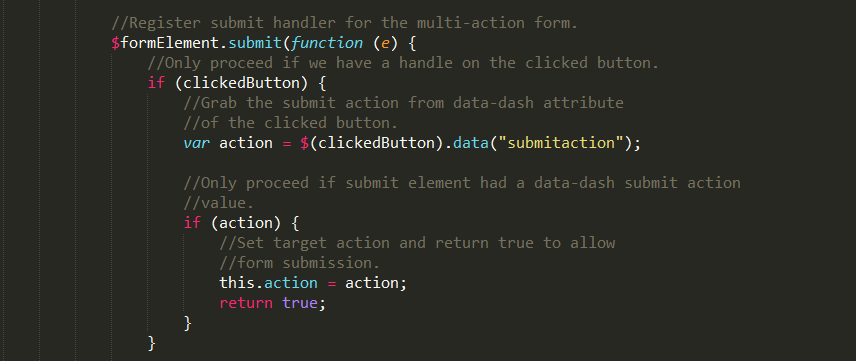 GitHub - pedromontoya/jquery-multiactionform: jQuery plugin to allow for form submission to ...