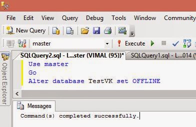 SQL/NoSQL Public Diary: How to find when the database was taken offline????