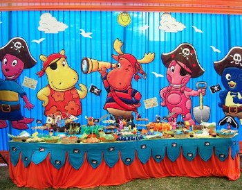 Fotos de decoración de fiestas infantiles de backyardigans - Imagui