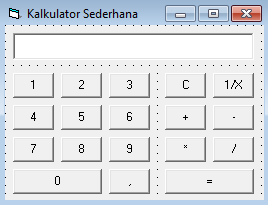 Cara Menggunakan Kontrol Array Visual Basic 6.0 - Belajar Visual Basic