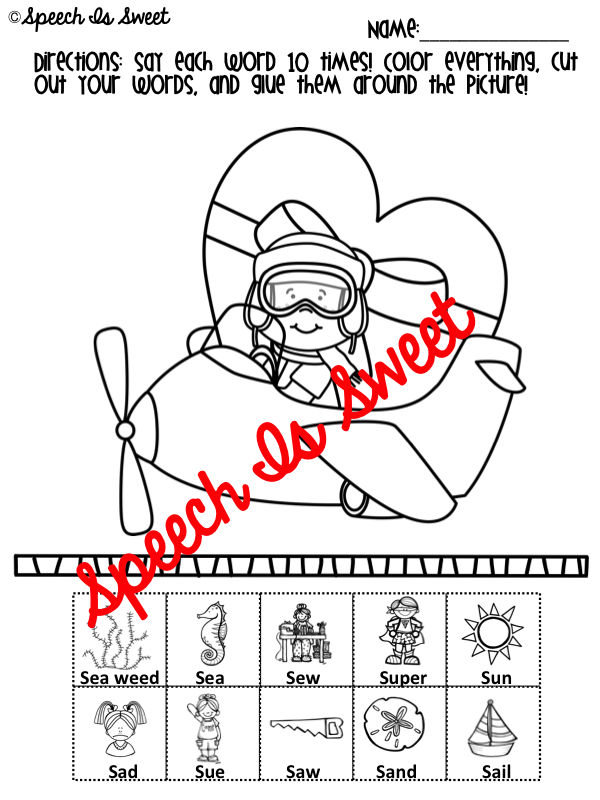 Valentine's Day Articulation Resources (Plus Giveaway!) - Speech is Sweet