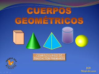 Cuarto curso. CP Parque Sur.: Cuerpos geométricos. Powerpoint.