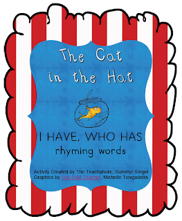 I Have, Who Has - Rhyming with Dr. Seuss - The Teachaholic