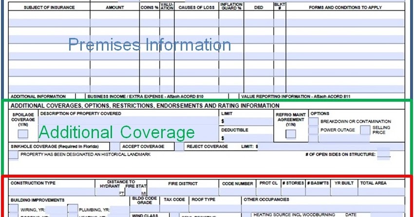 Simply-Easier-ACORD-Forms: ACORD 140 Additional Premises Section Simply-Easier-ACORD-Forms: ACORD 140 Additional Premises Section