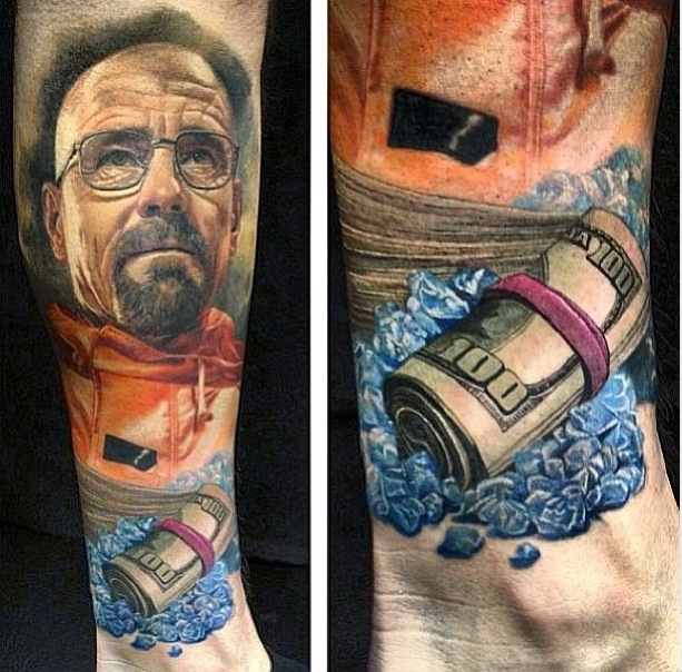 NWK To MIA Amazing Breaking Bad Tattoo nwk-to-mia-amazing-breaking-bad-tattoo
