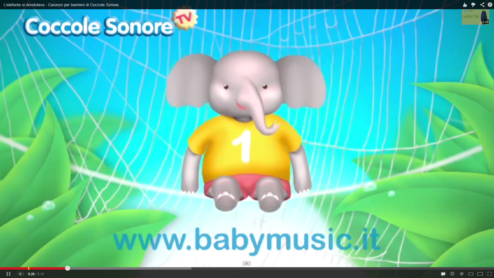 PRIMA ELEMENTARE: L' ELEFANTE SI DONDOLAVA