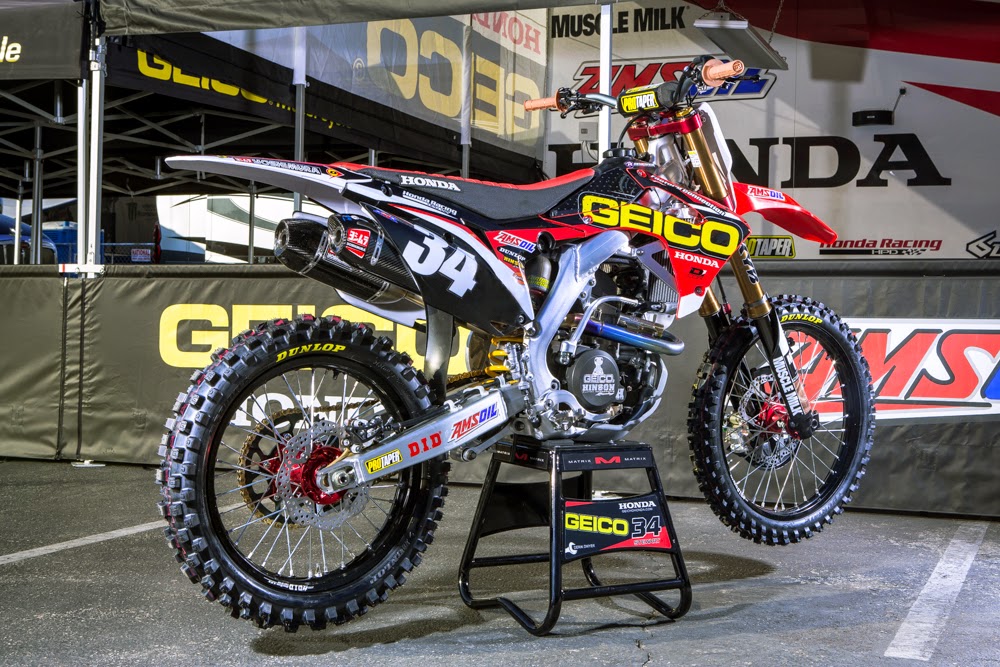 Racing Cafè: Honda CRF 250 R Team Geico Honda - Supercross USA 2015