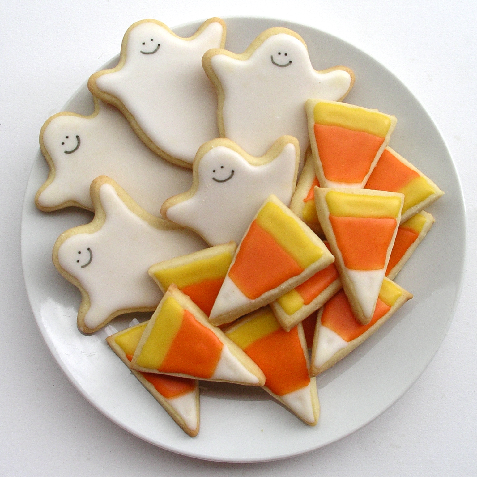 THE GINGER COOKIE: CANDY CORN & GHOSTS by Nina