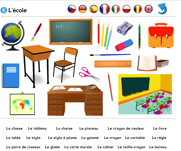 lesblancsde1eso: Révision matériel scolaire