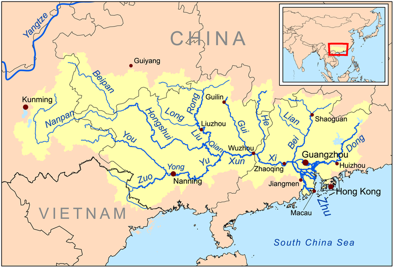 Geography 5 Xijiang River and Stream