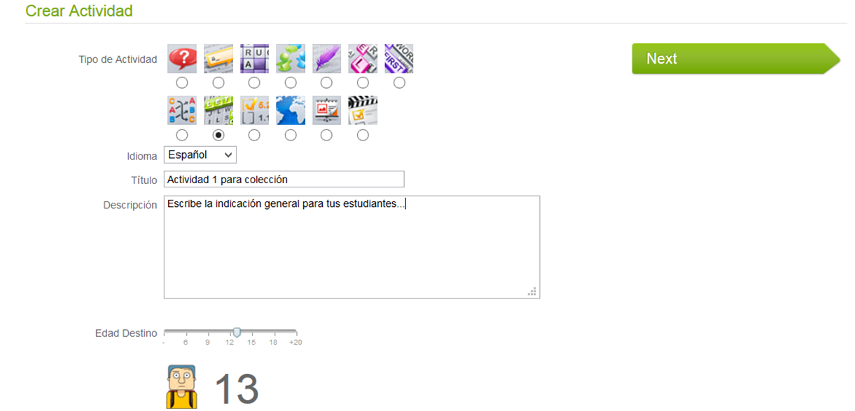 Aprender 3.0: Tipos de actividades en Educaplay
