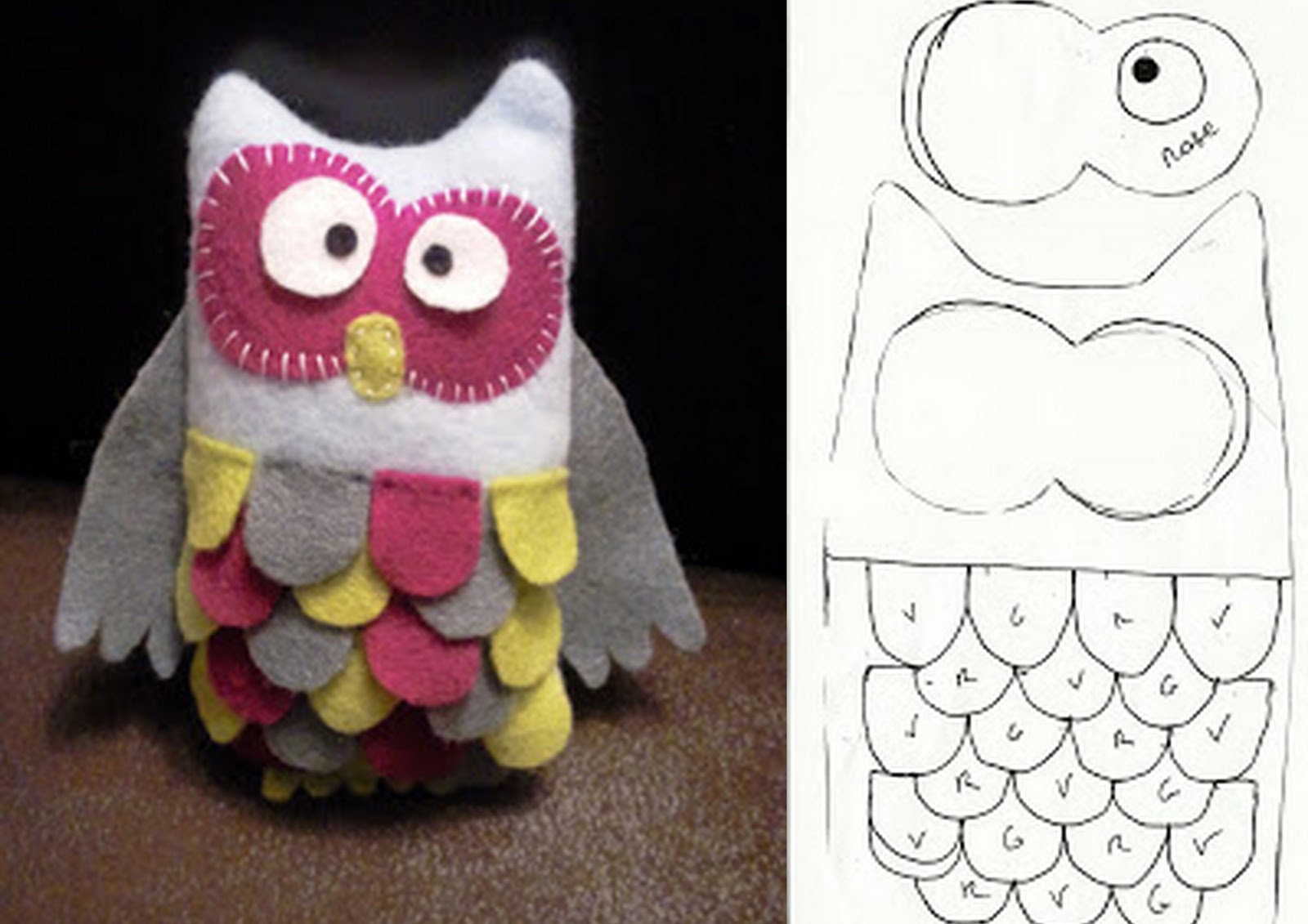 Patrones de buhos - Imagui