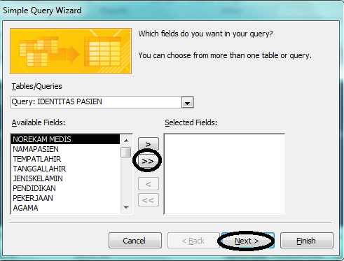 perekam medis RMIK A: LANGKAH-LANGKAH MEMBUAT FORM DI MS.ACCESS,REPORT WIZARD,QUERY WIZARD DAN ...