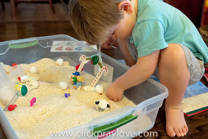 Click. Pray. Love: The Legend of The Candy Cane Sensory Play