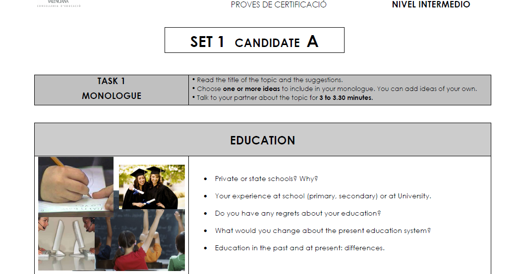 Lemon Lab: MONÓLOGOS B1 EOI