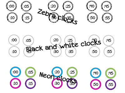 Friday Freebie: Round the Clock Labels! - Journey of a Substitute Teacher