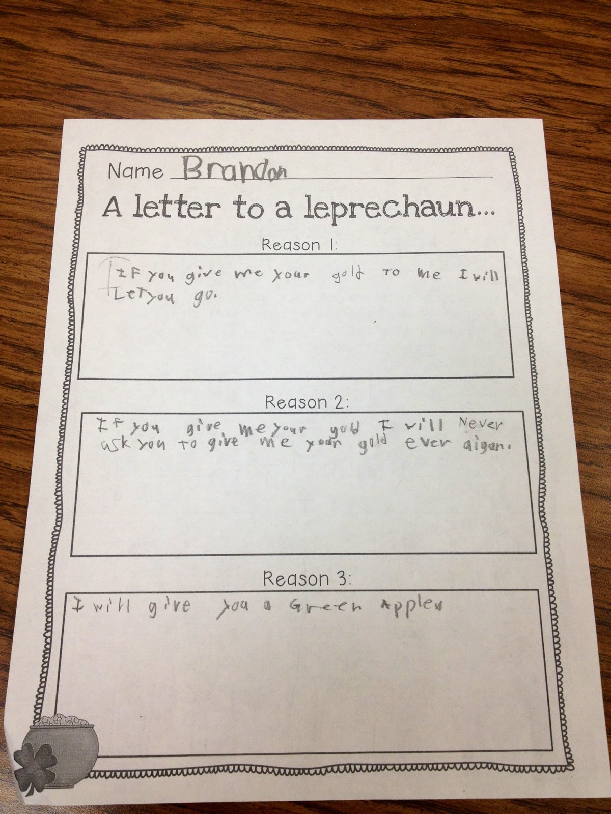 Persuade a Leprechaun! - Susan Jones Teaching