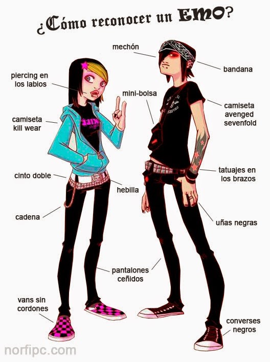 Cultura Emo (tribus urbanas): mayo 2015