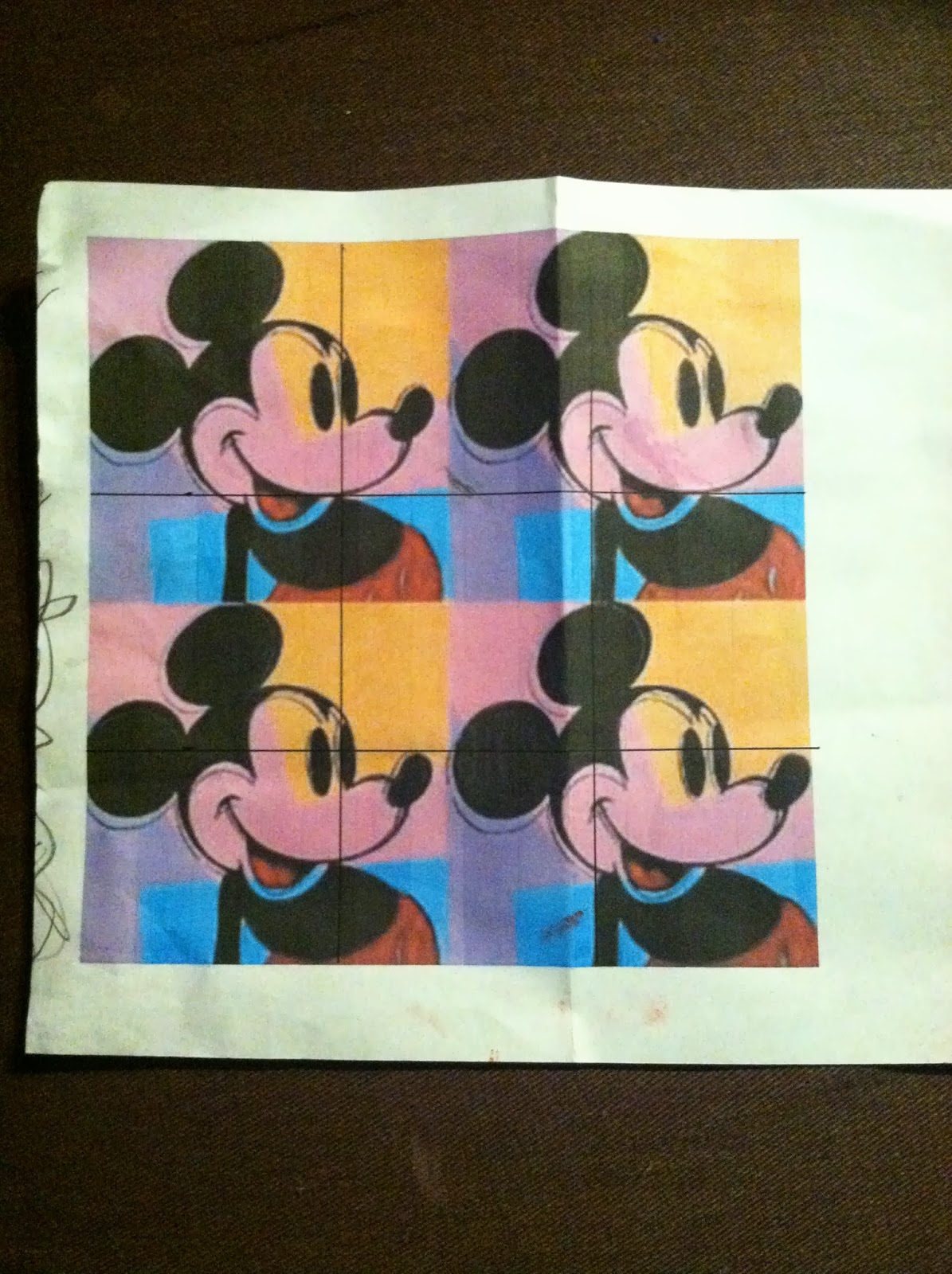 Krazy Kuehner Days: Art Class - Grid Line Drawing