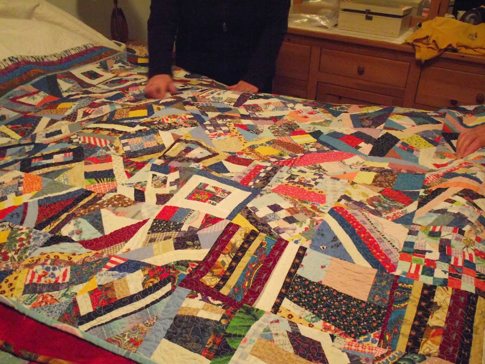 Good Earth Quilting: Traditional Crazy Quilt Tips Good Earth Quilting: Traditional Crazy Quilt Tips
