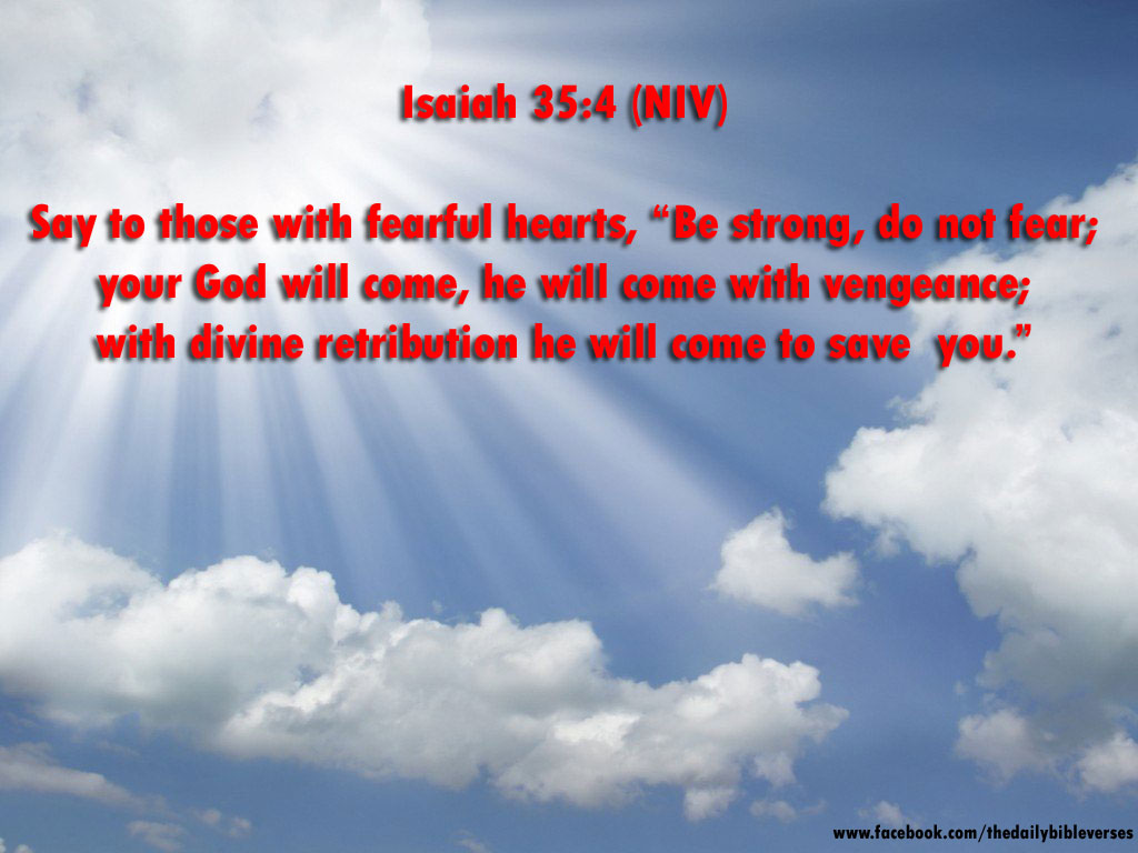 Daily Bible Verses Isaiah 35 4 daily-bible-verses-isaiah-35-4