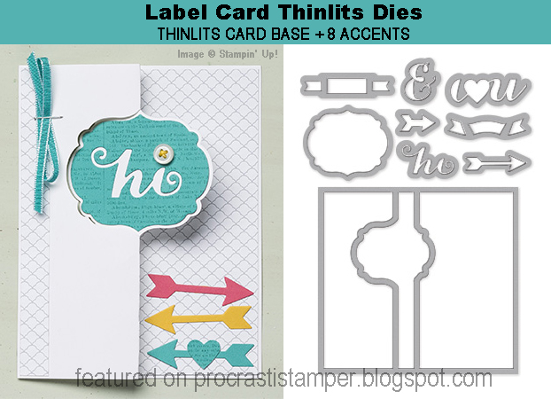 procrastistamper: Stampin' Up! EXCLUSIVE Thinlits Card Dies