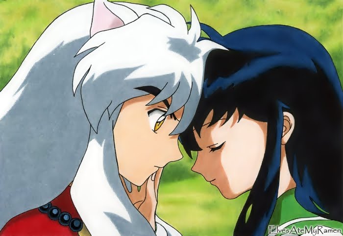 Dibujos de inuyasha y aome - Imagui