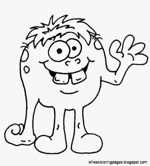 Funny Monsters Coloring Pages