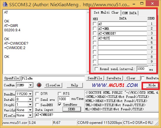 Mark's 物聯網世界-萬物皆可控: Windows下用SSCOM學習ESP8266 AT Command