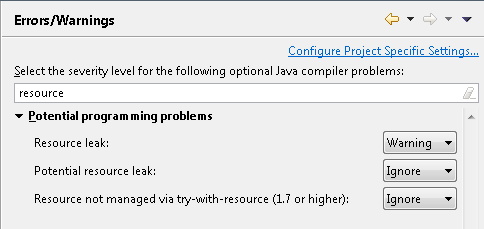 The Coder Lounge: Detecting resource leaks with Eclipse JDT