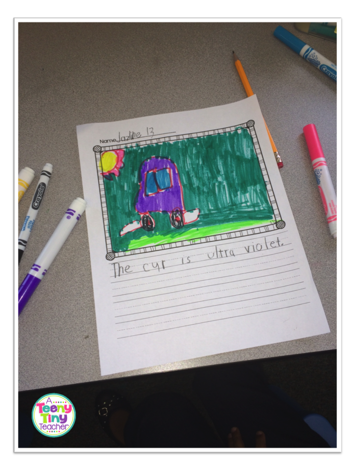 How-To-Draw Writing Center - A Teeny Tiny Teacher