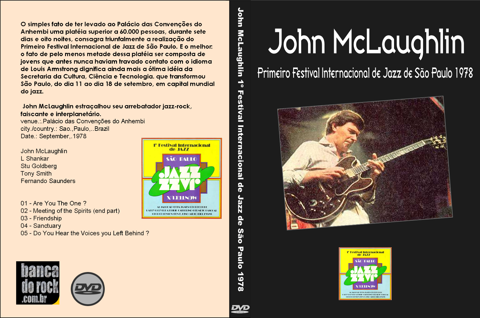 BANCA DO ROCK Rock Concert DVD: 3293 - DVD - JOHN McLAUGHLIN 1978 - BOOTLEG