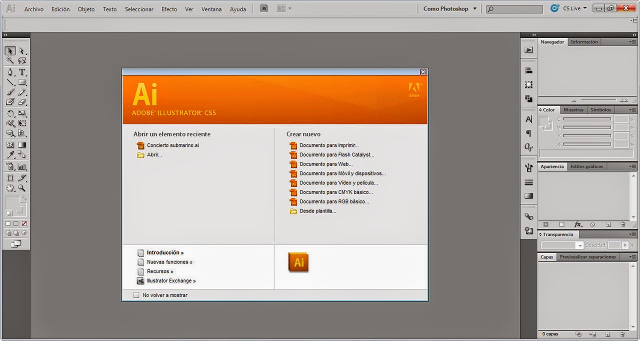 ILLUSTRATOR CS5 : Practicando en ILLUSTRATOR CS5